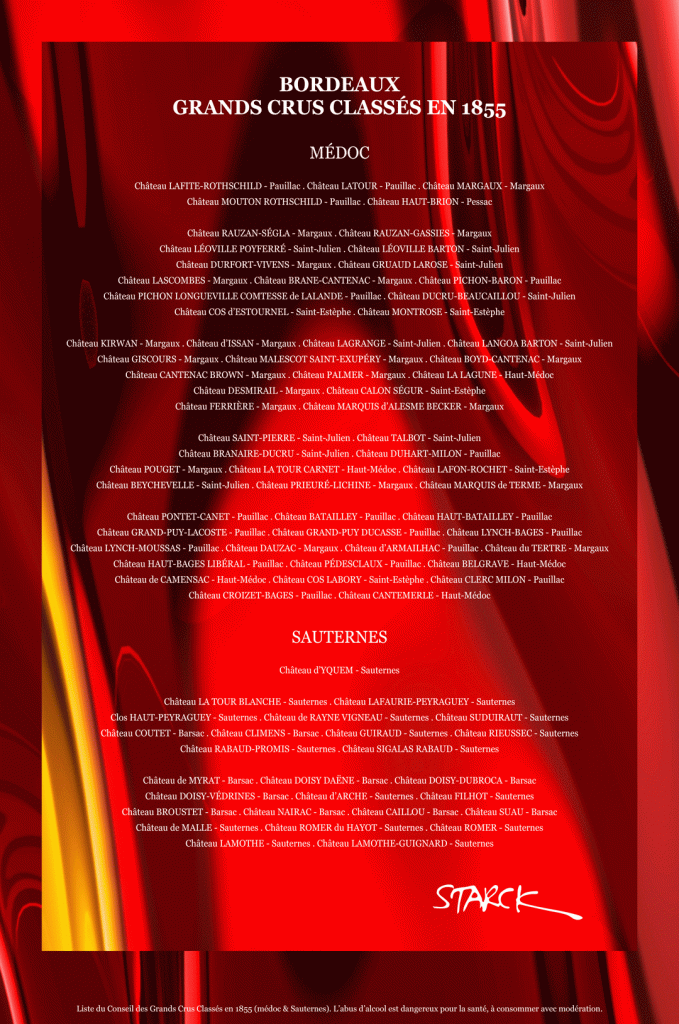 GCC 1855 by Philippe Starck - Le Conseil des Grands Crus Classés en ...